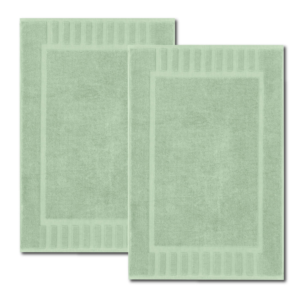 Hotel Collection - Luxury Bath Mats | 22x34 | 2 Pack – WHITE CLASSIC