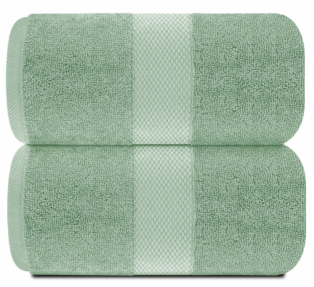 Hotel Collection Luxury Bath Sheets | 35x70 | 2 Pack – WHITE CLASSIC